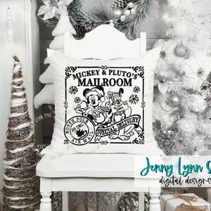 Mickey & Pluto Mailroom SVG Christmas SVG Disneysvg Mickey Mouse ...