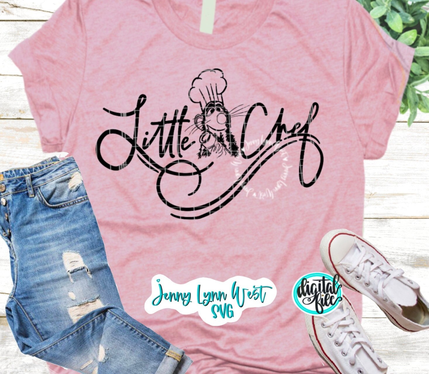 Ratatouille SVG Remy Little Chef Design Cut File Iron on Shirt - Etsy