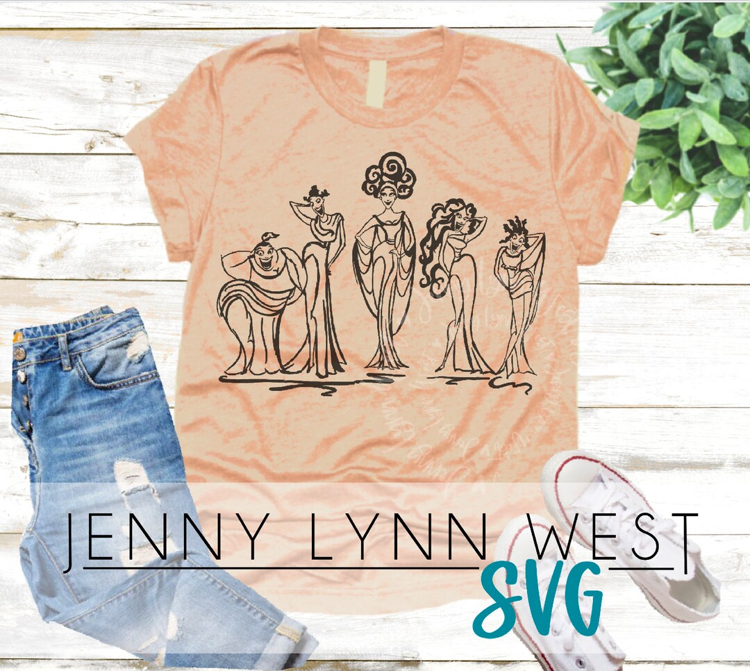 Hercules SVG Singing Group the Muses SVG Disneyland Shirts Hercules ...