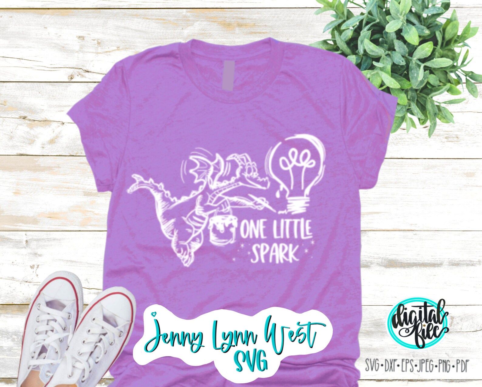 Figment One Little Spark SVG Journey Into Imagination With | Etsy