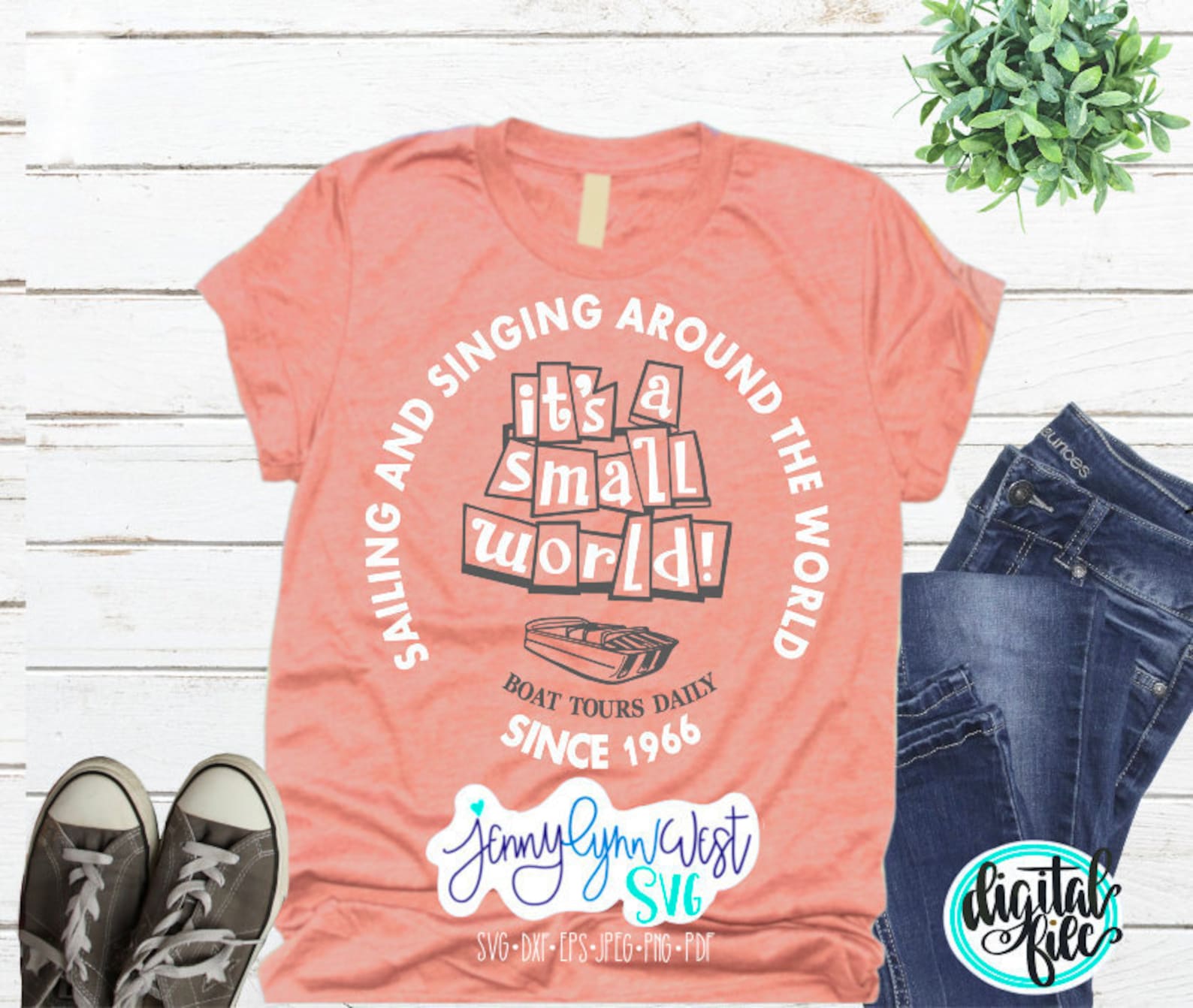 Small World Boat Tours SVG Silhouette Cameo PNG Cricut Cut - Etsy