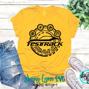 Test Track Ride Epcot Ride SVG Silhouette Cricut Cut File DXF Png ...