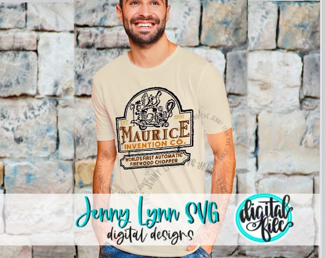 Beauty and the Beast SVG Maurice Invention Co. Occupation SVG Digital ...