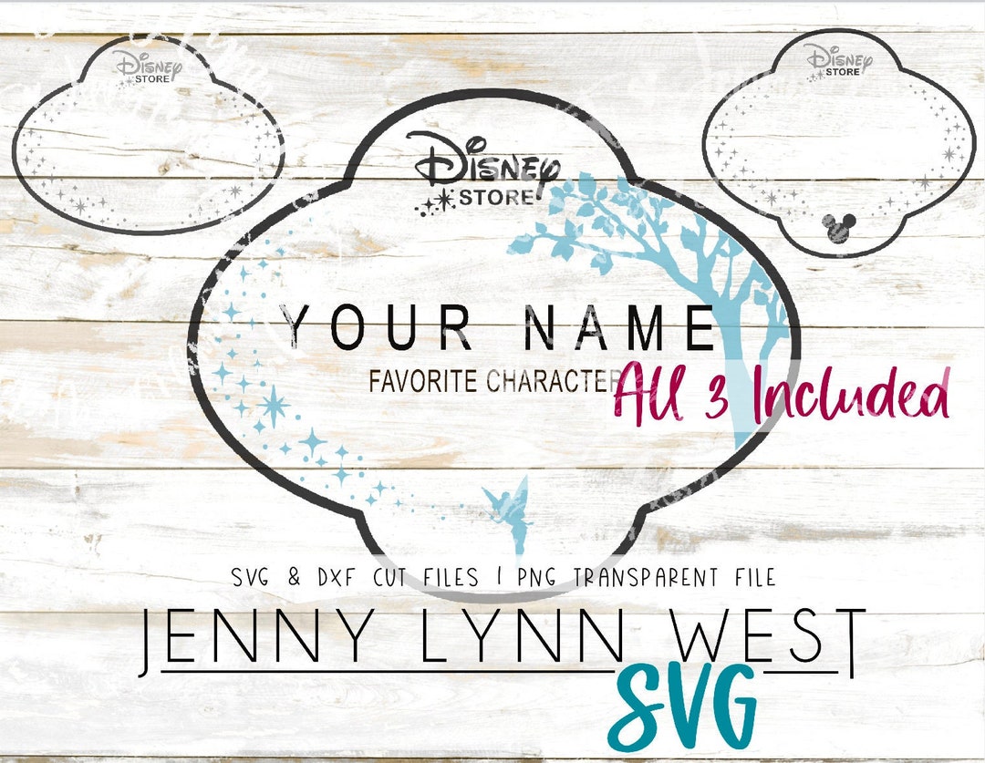 Disneystore Cast Member Name Tag Disneyworld Employee Tag Cut File ...