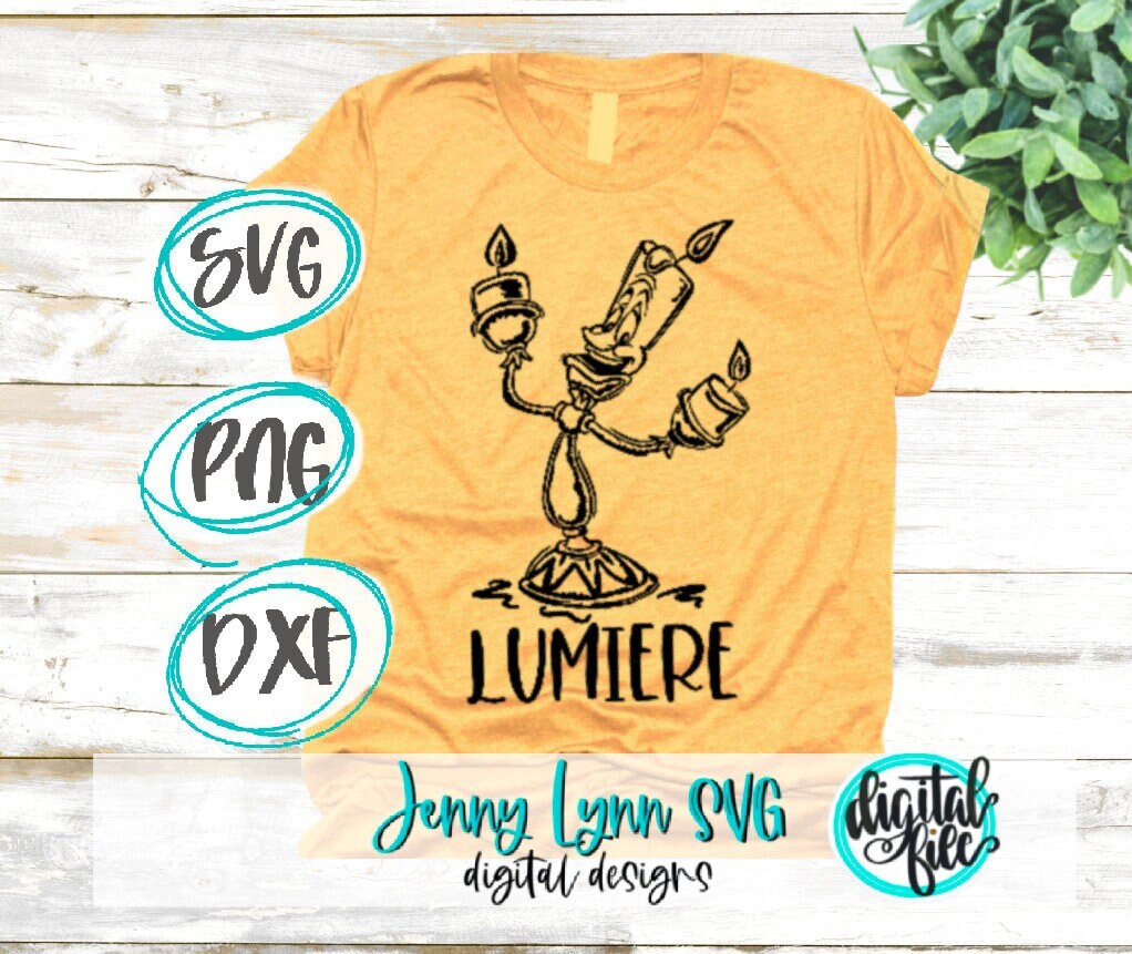 Beauty and the Beast SVG Lumiere SVG Beauty and Beast Svg Shirt ...