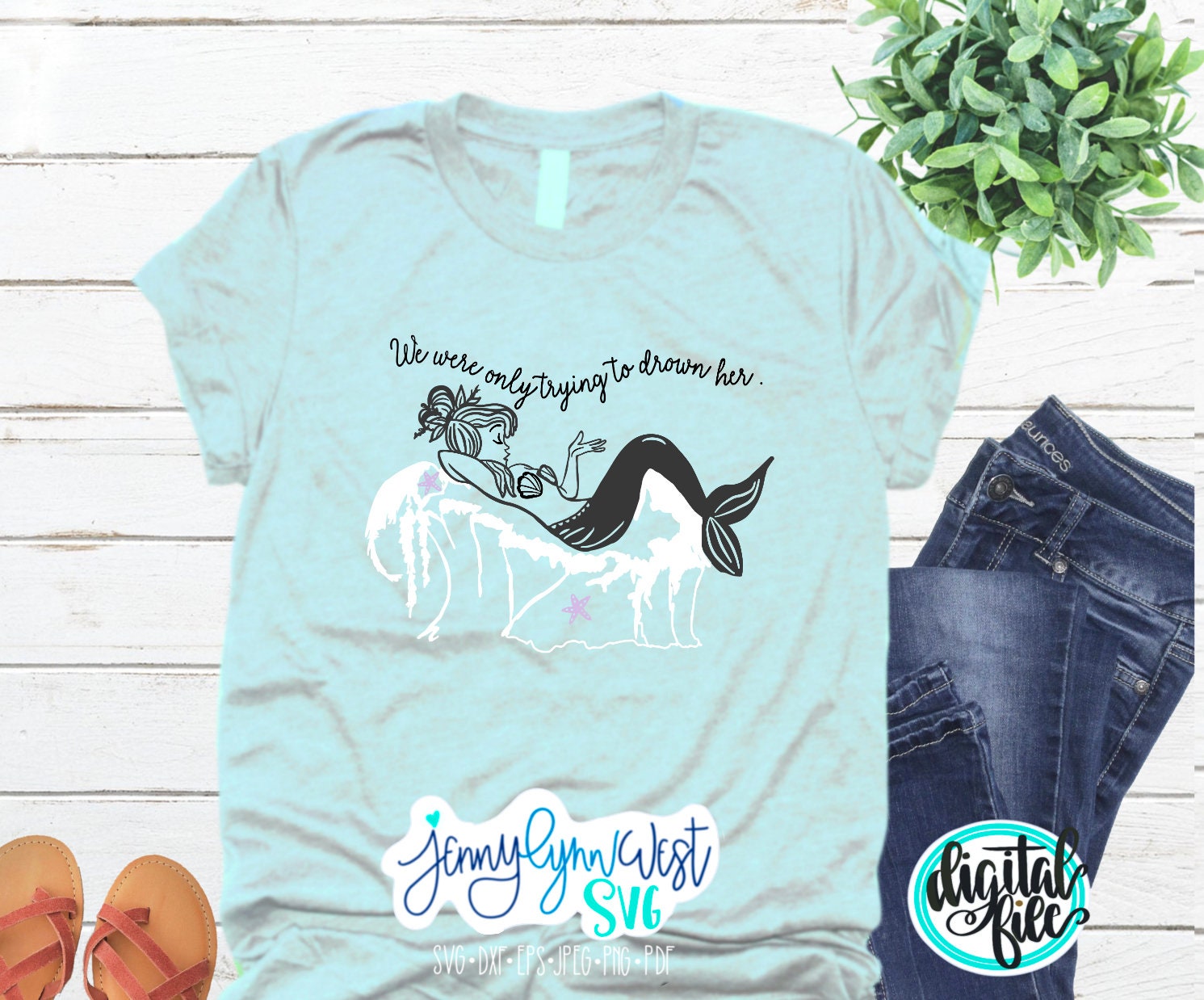 Peter Pan Neverland Mermaids Iron on Digital Disneyland Disneyworld ...