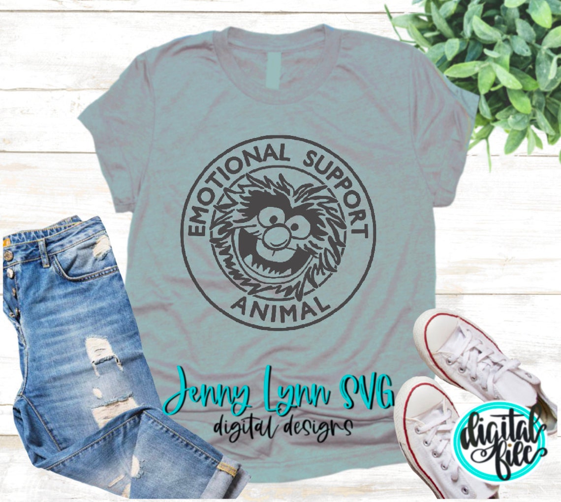 Muppets Animal SVG Muppets Emotional Support Animal Svg DXF - Etsy