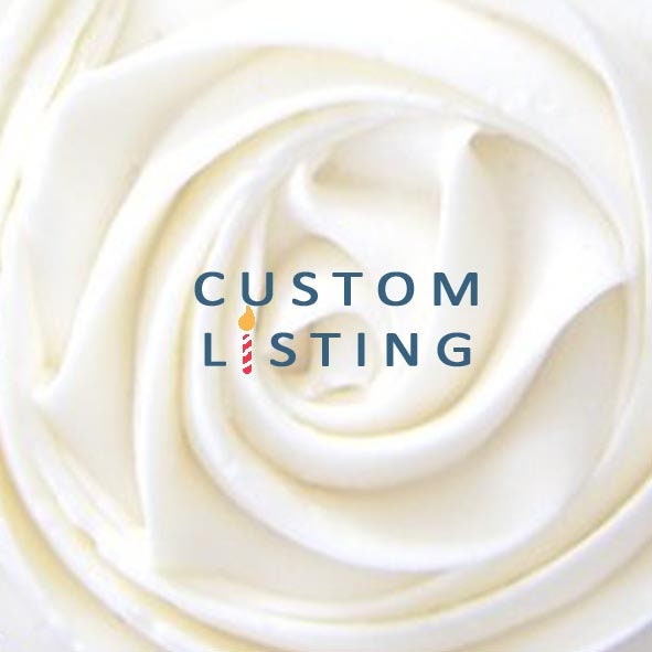 Custom Order for Natalie | please cakery | specialty cake toppers