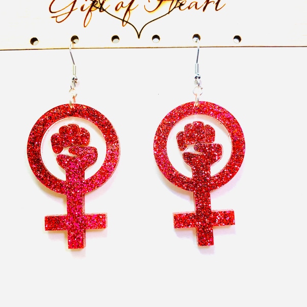 Feminist Earrings - Etsy