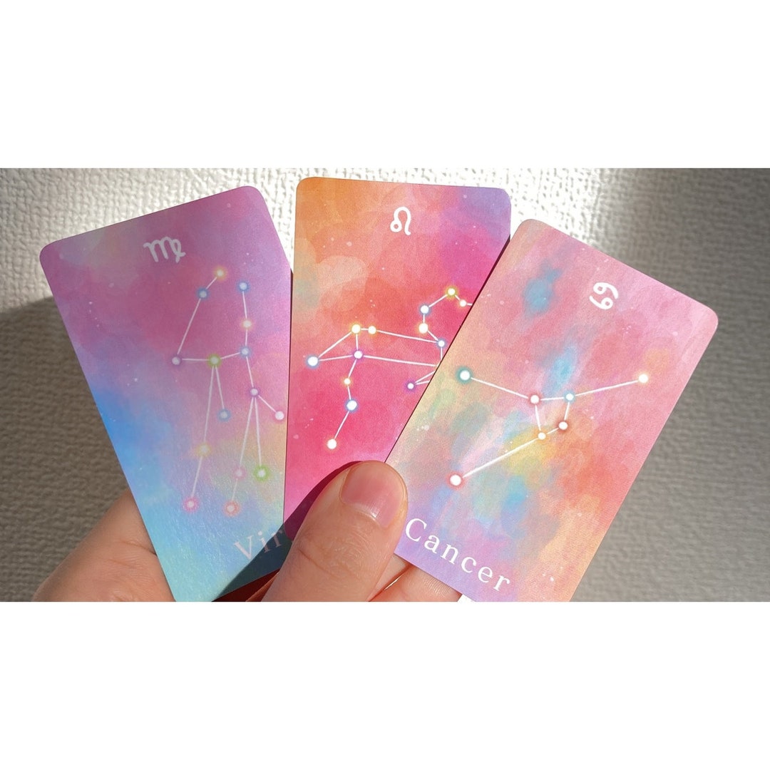 Star Cream Astrology Cards | Divination Tool | Astrology Tarot Cards ...