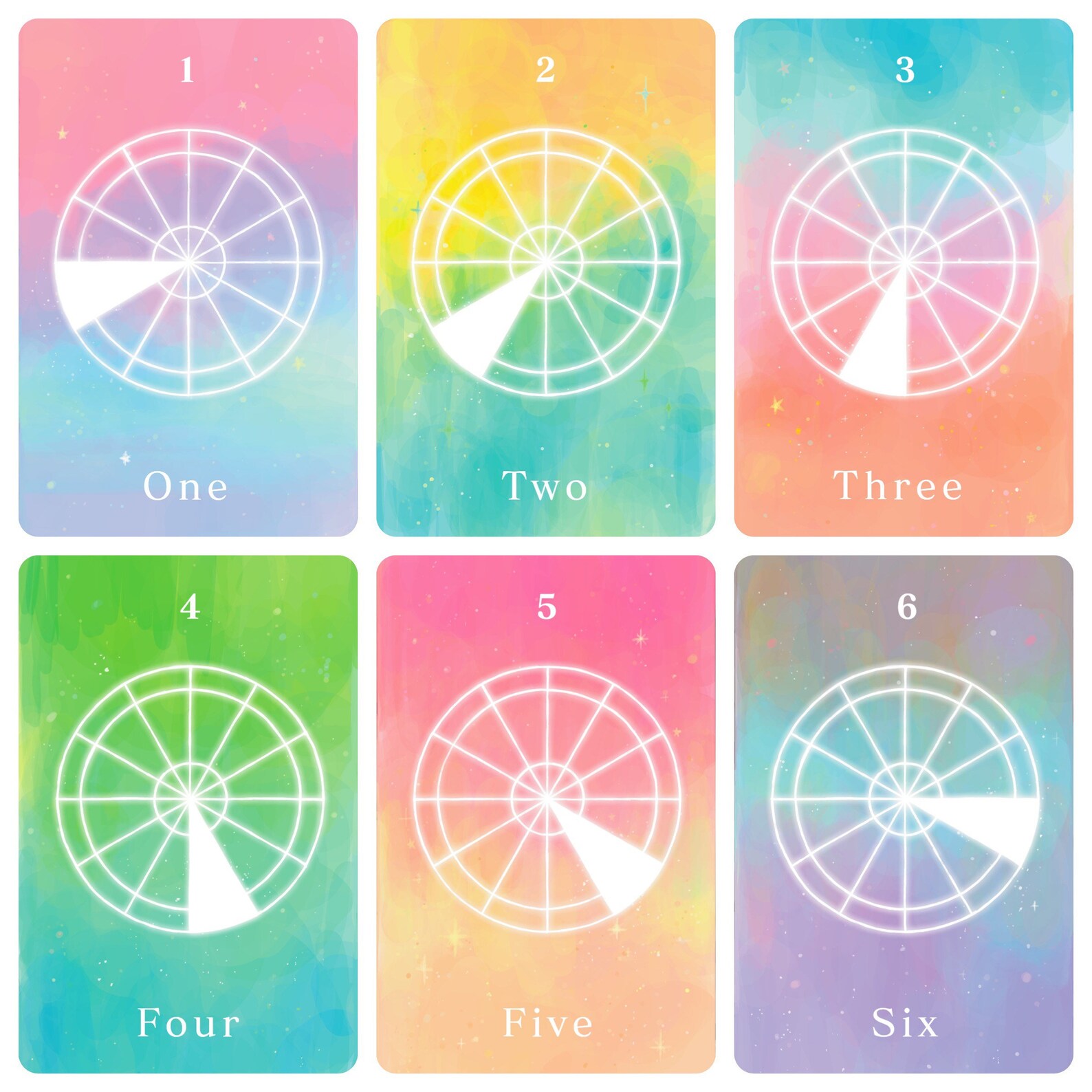 Star Cream Astrology Cards | Divination Tool | Astrology Tarot Cards ...