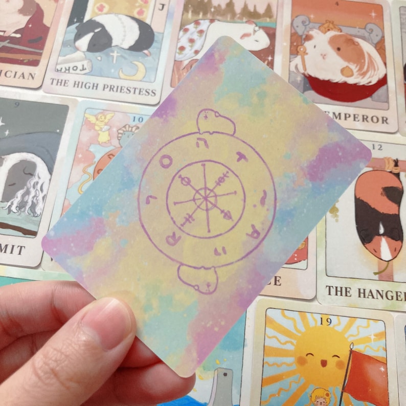 Chonky Guinea Pig Tarot | 22tarot Cards | Major Arcana Only ...