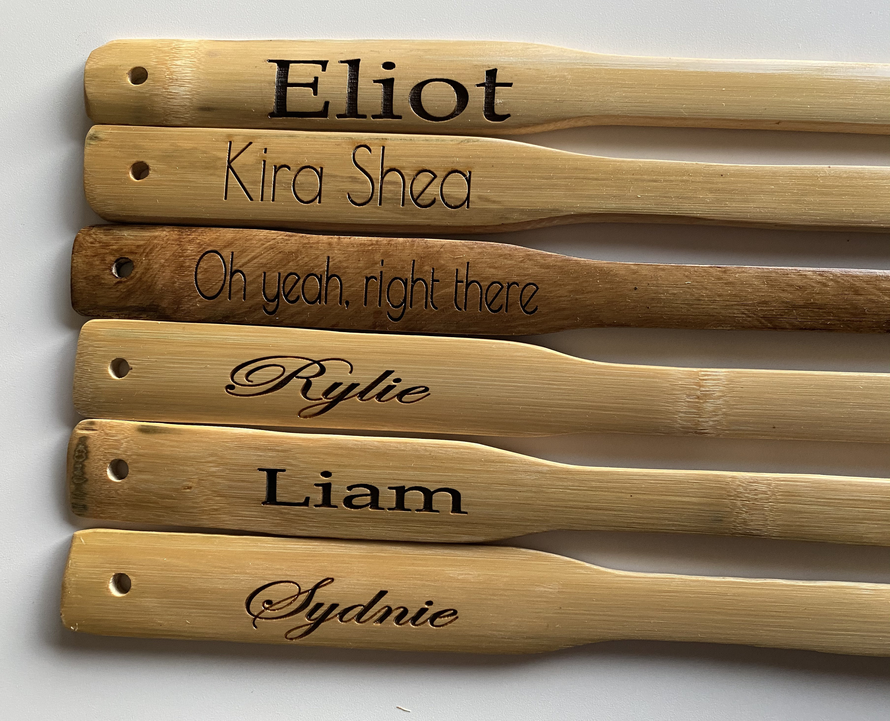 Personalized Engraved Wooden Back Scratcher: Custom Text Gift - Etsy