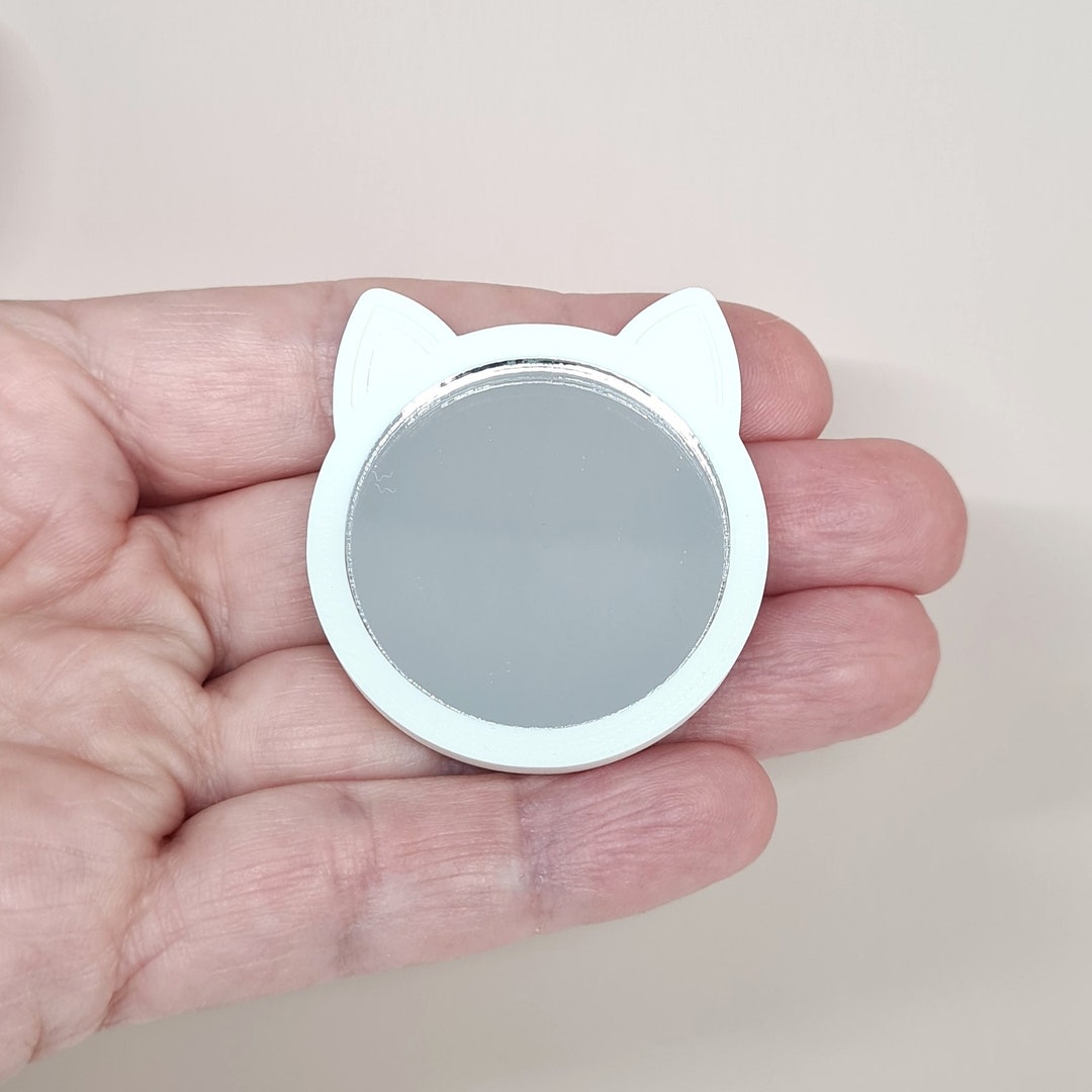 Dollhouse Miniature, Cat Shaped Mirror, 1:12 Scale, Modern Miniatures ...