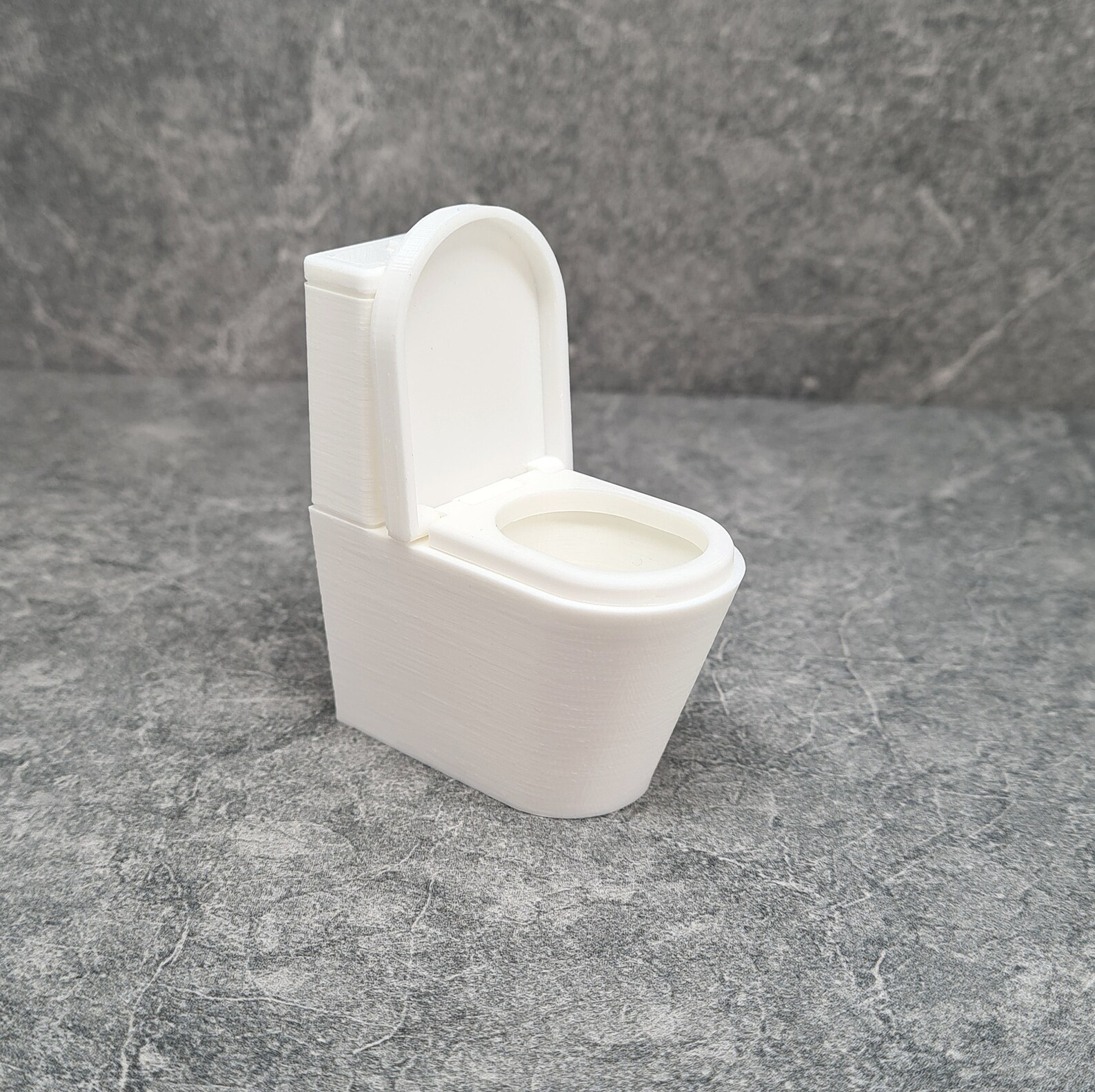 Dollhouse Miniature Toilet, 1:12 Scale, Dollhouse Bathroom Furniture ...