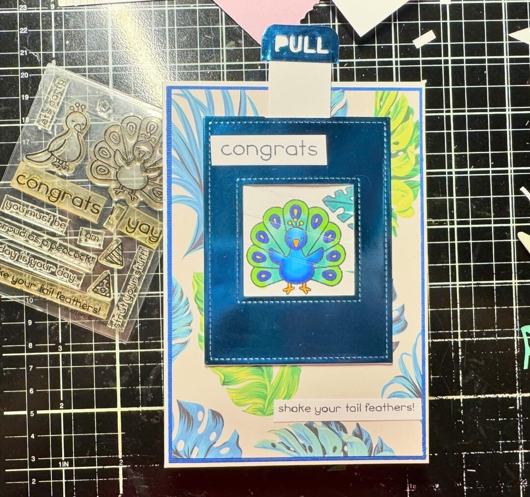 Peacock Interactive Congratulations Card Picture Changer Design ...