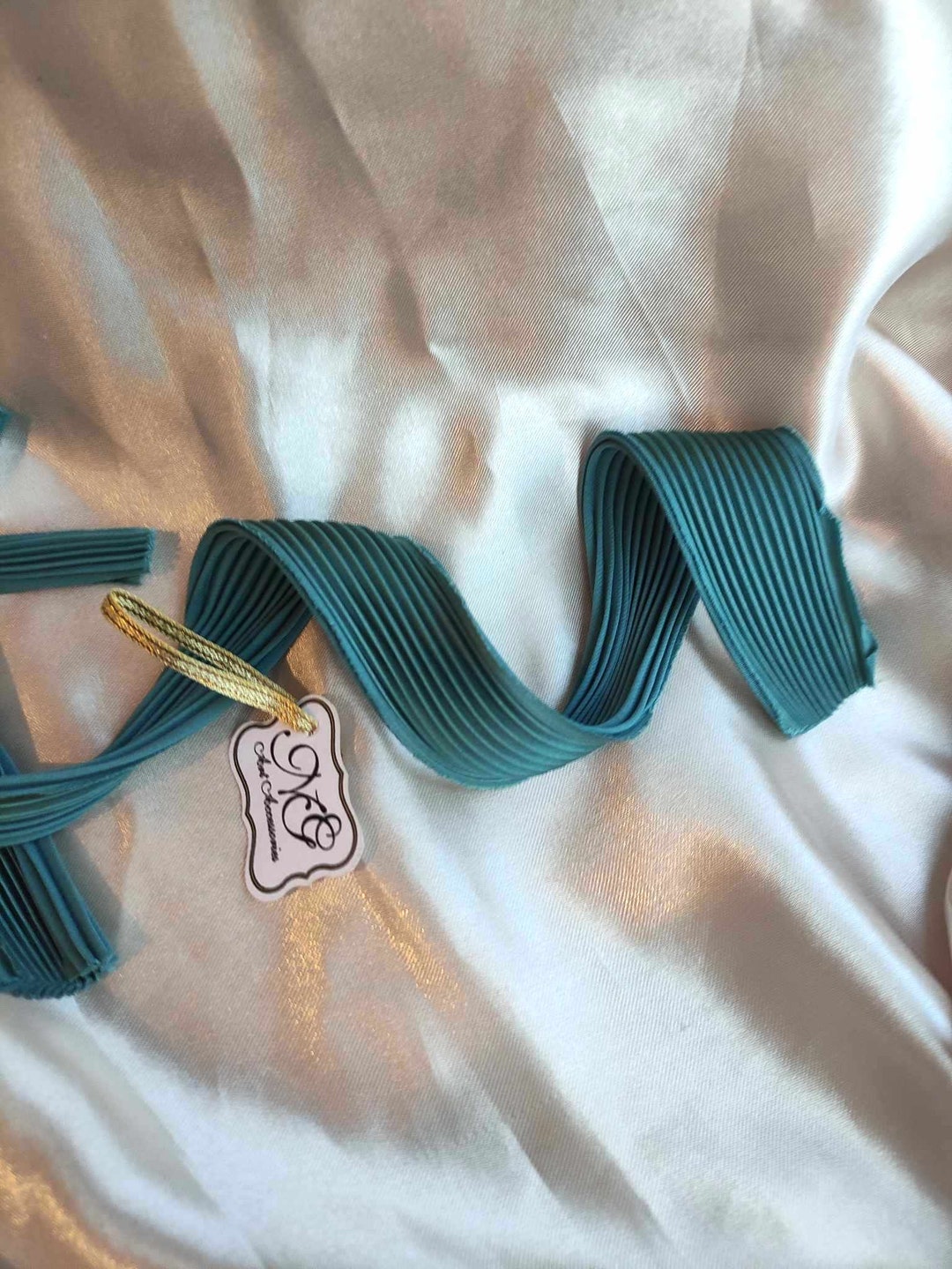 Silk Shibori Ribbon N39, Shibori Ribbon, Natural Silk, Non-toxic Paint ...