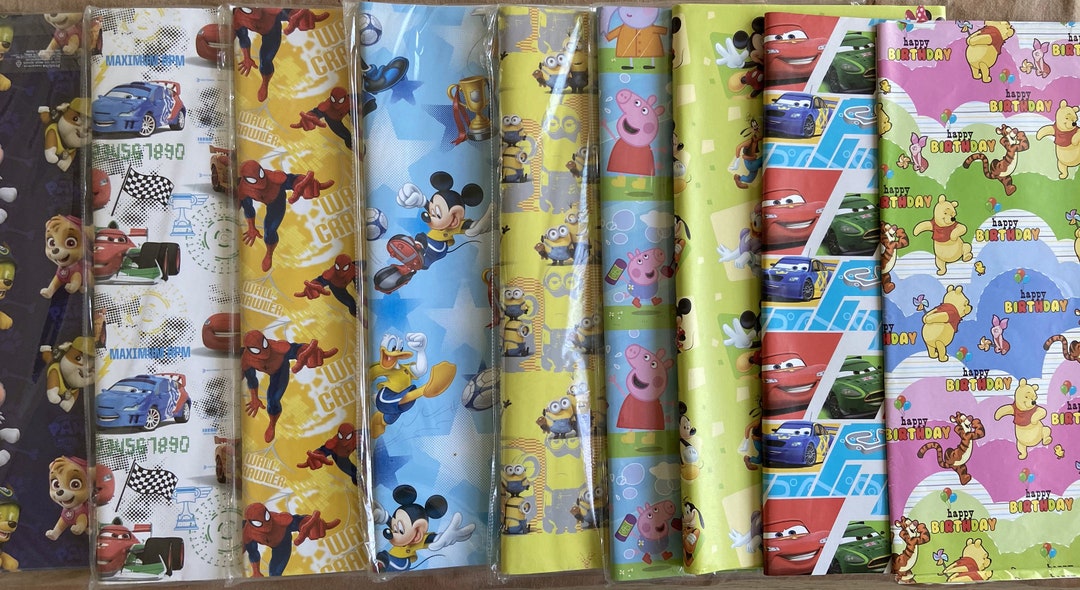 3X Disney Cars, Superman, Peppa Pig ,minion , Winnie Pooh, Paw Patrol ...
