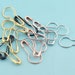 Safety Pins 500pcs 21*9mm Mini Bulb Safety Pins Gold Plated Pins Brooch ...