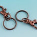 Red Copper Swivel Snap Hook 10pcs 38*12mm Metal Lobster Clasp Lanyard ...