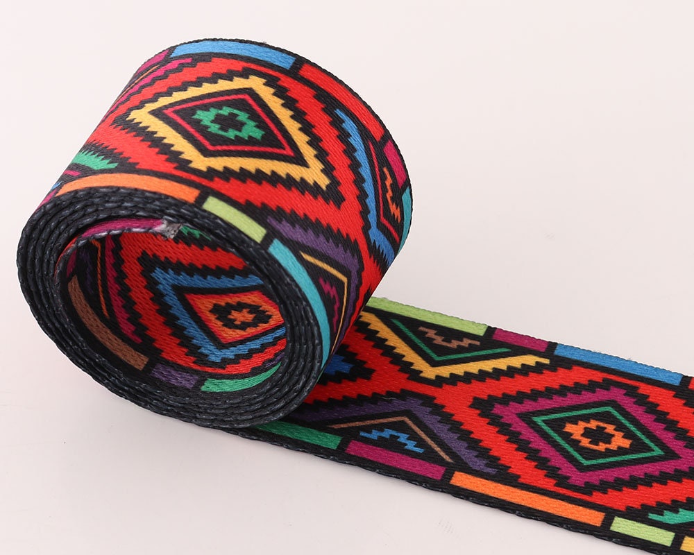 Floral Webbing Heavy Weight Webbing 38MM Leash Webbing - Etsy