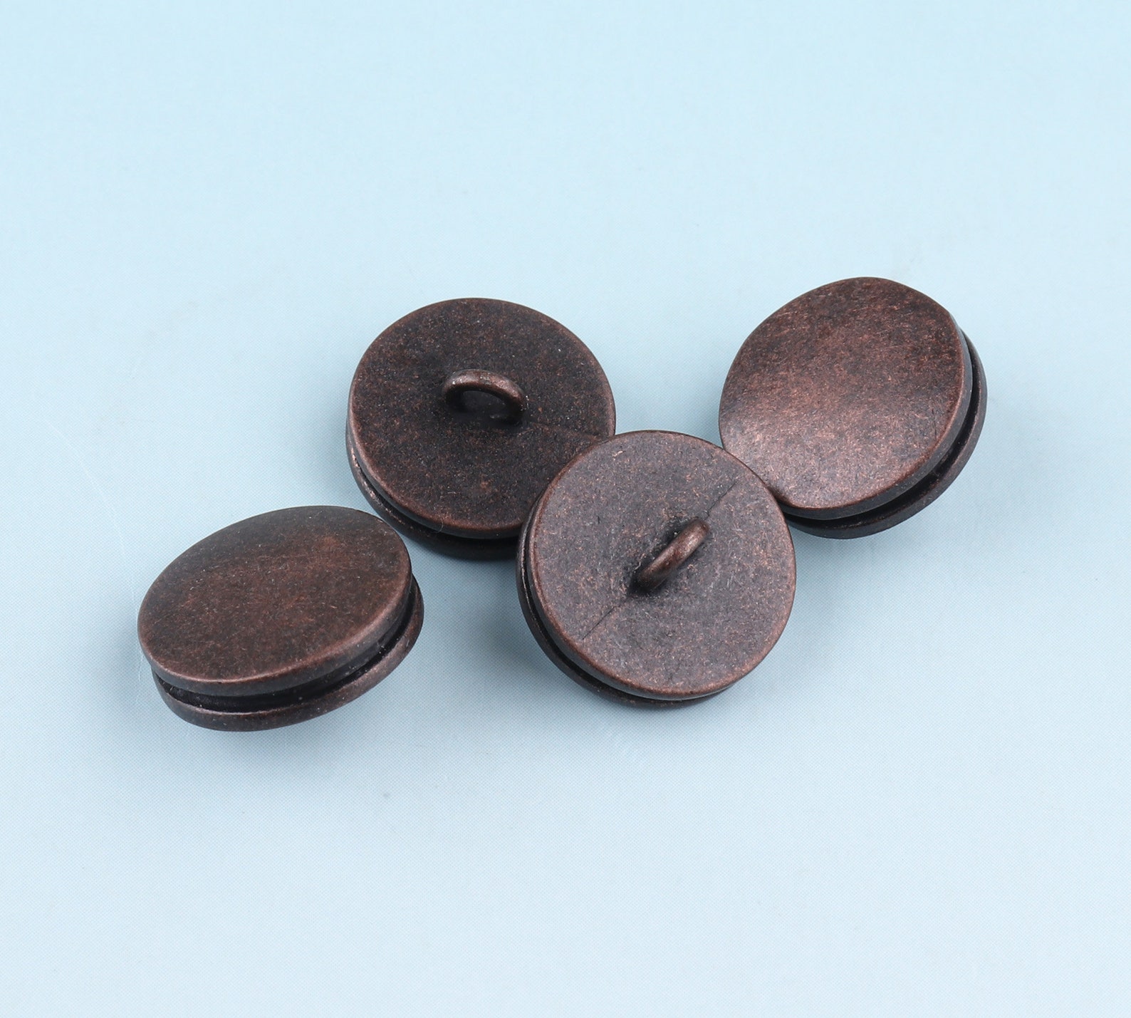 Round Buttons 6 Pcs 15 Mm Copper Buttons Vintage Buttons Large Blazer ...