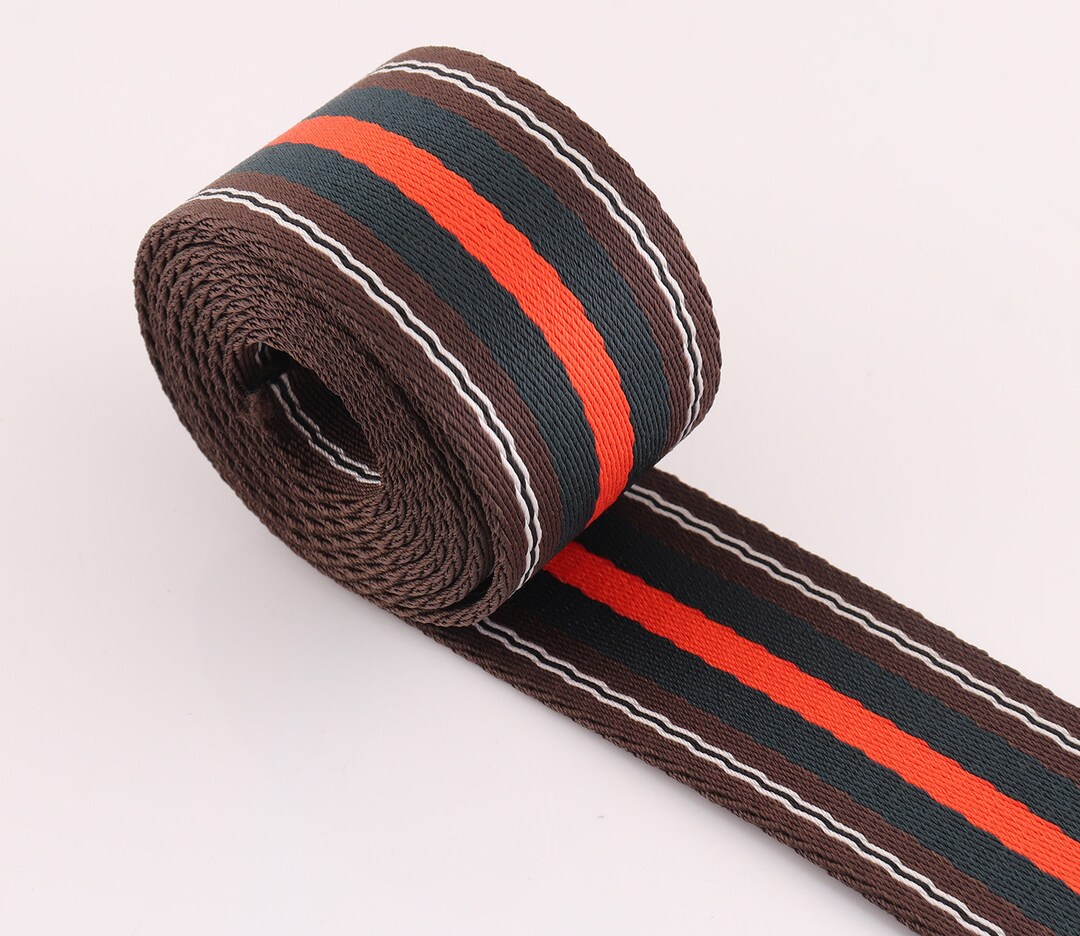 Charming Ribbon 38MM Stripe Webbing Leash Webbing Colored Fabric Ribbon ...