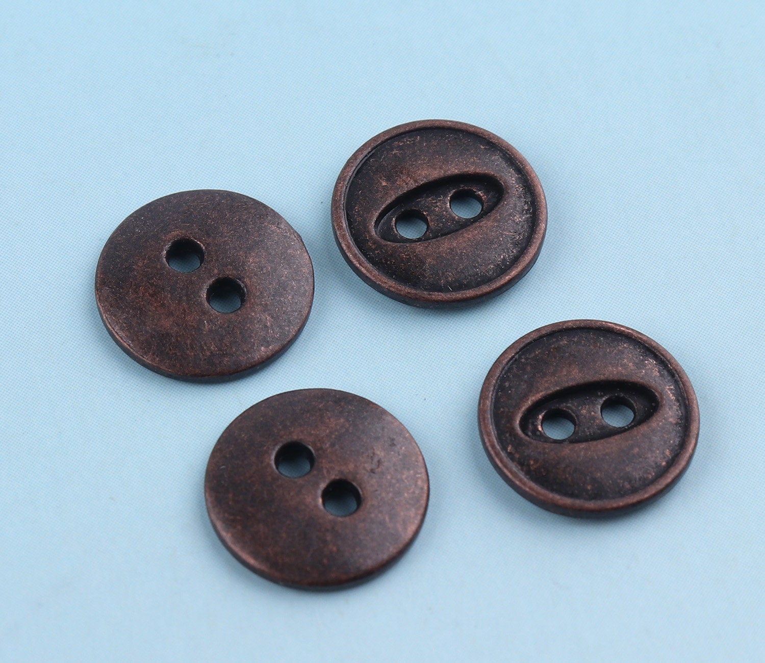 Red Copper Buttons 10sets 11mm Blazer Buttons Metal Shank - Etsy UK