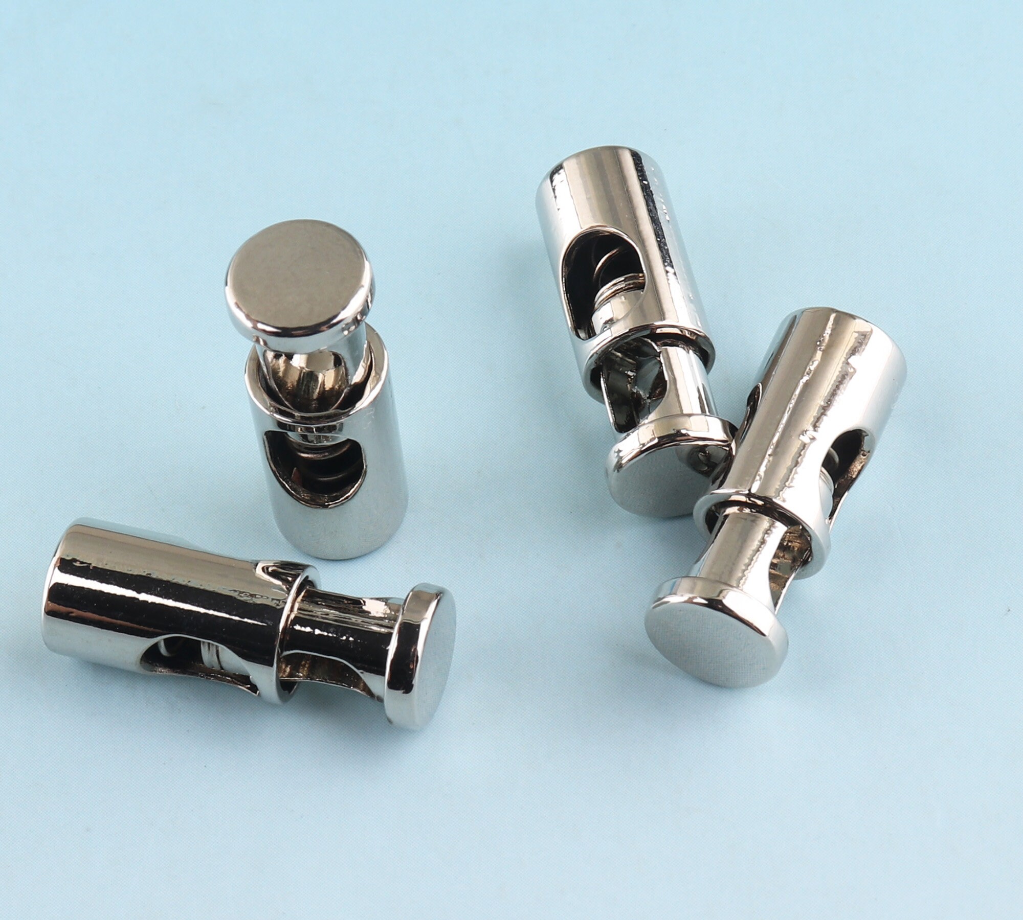 7mm Silver Toggle Cord 6/10pcs Metal Cord Lock Stopper Cord - Etsy