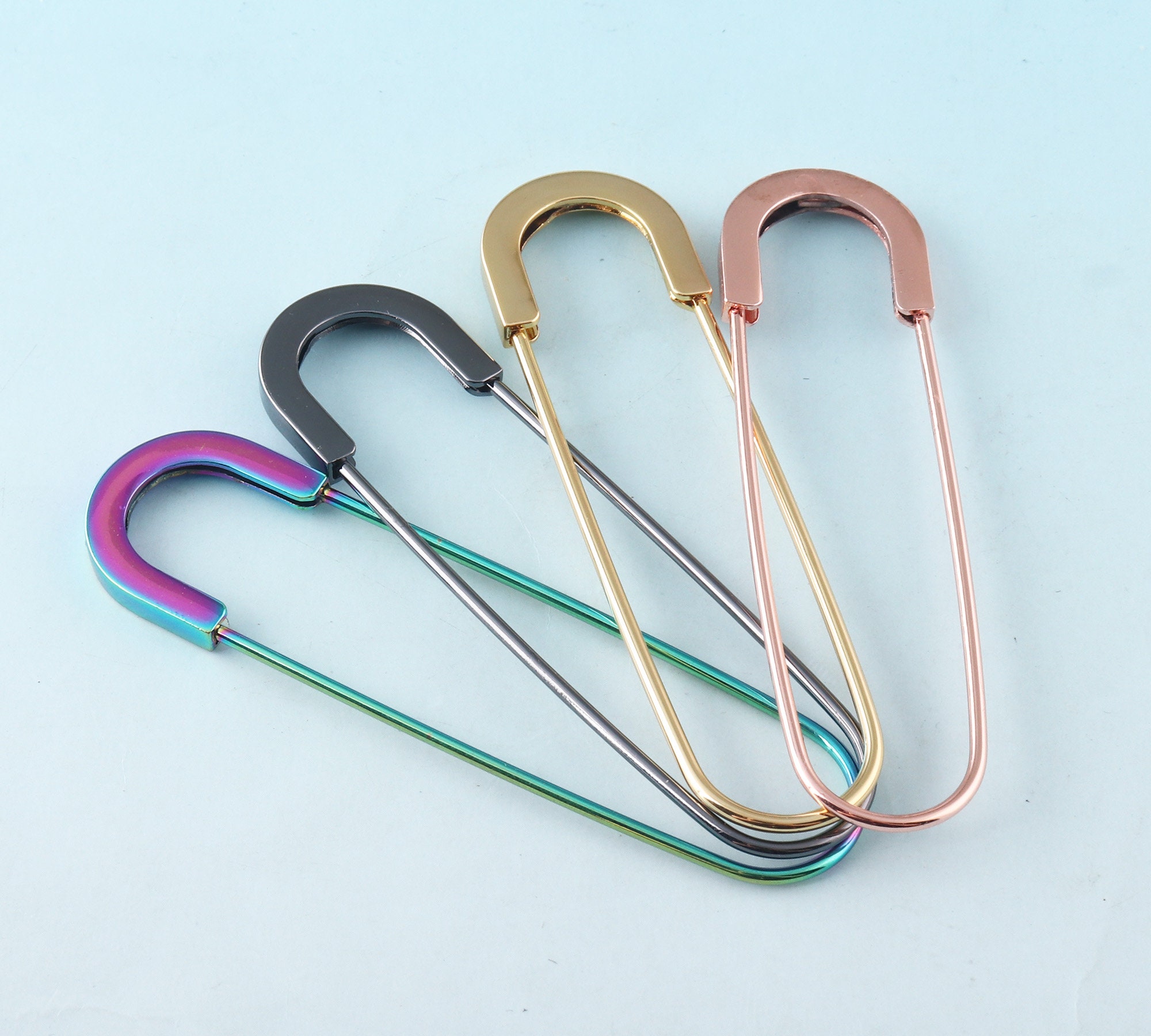 10pcs Kilt Pins Rose Gold Safety Pins Bulk Safety Pins Gold - Etsy