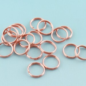 Metal Split Rings 500pcs 10mm Key Ring O Ring Jump Rings Large Key Fob ...