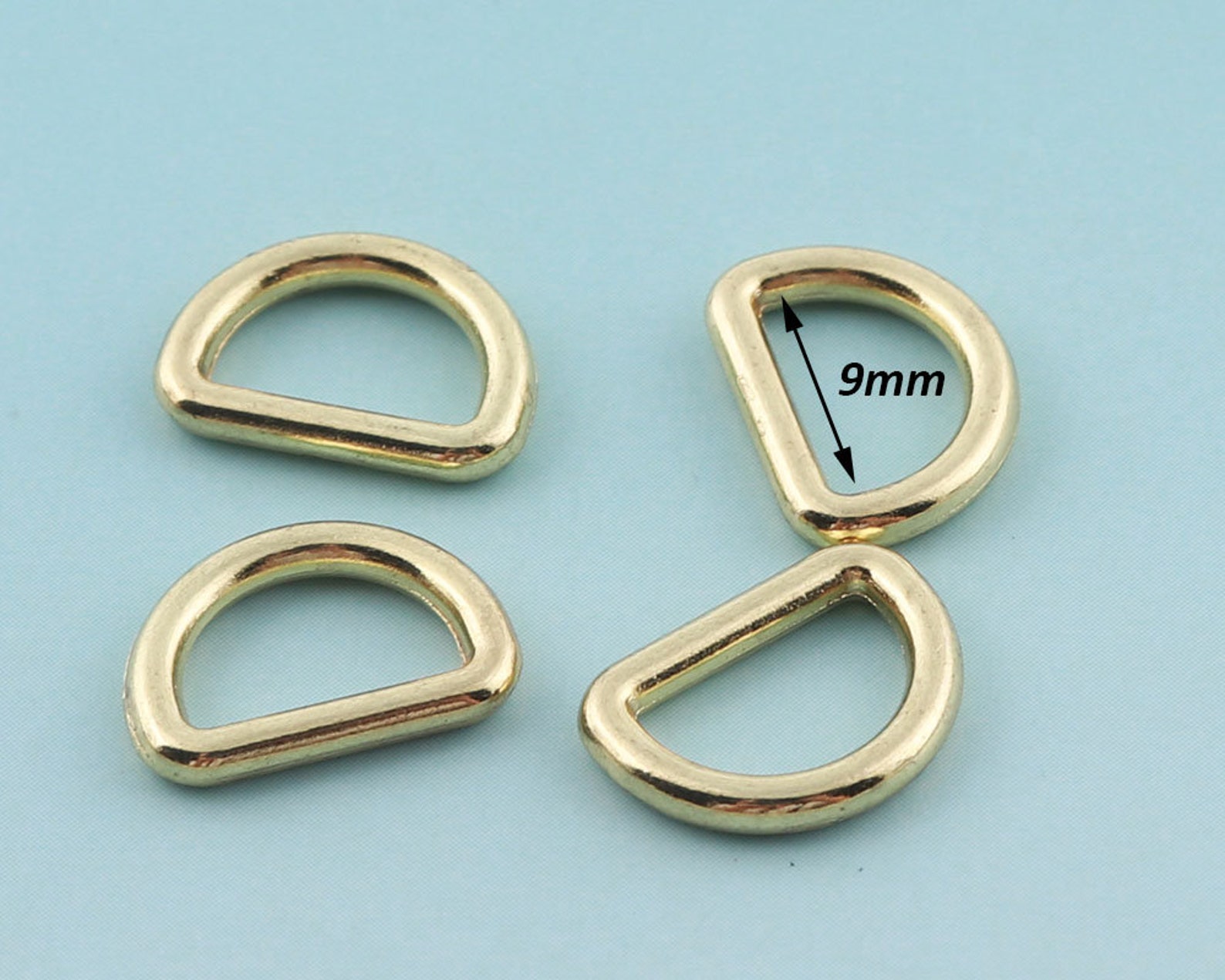 Gold D Ring Metal D Ring 9mm Mini D Buckle Belt Strap Buckle - Etsy