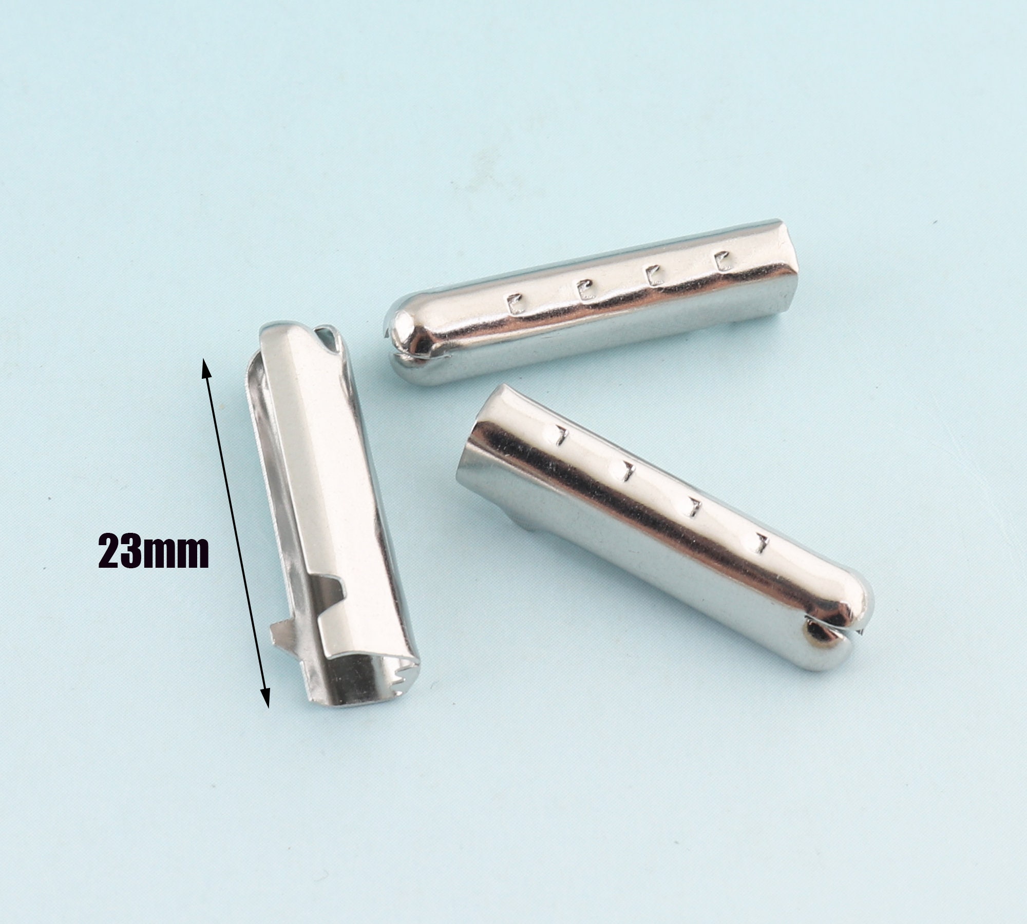 Silver Shoelace Tips 50 Pcs 5 Mm Metal Aglets Shoelace Bullets - Etsy