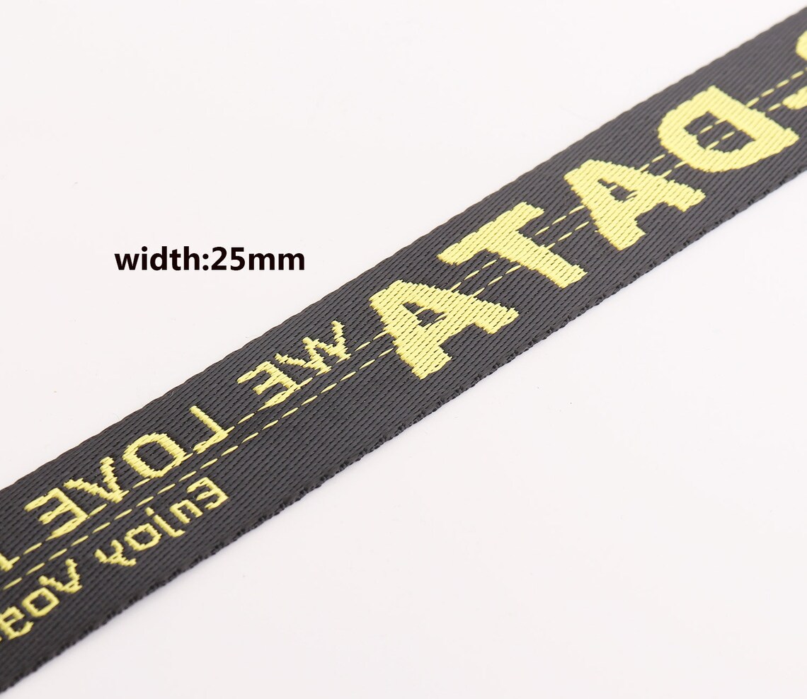 Black Webbing 5 Yards25mm Webbing Fabric Belt Canvas Webbing - Etsy
