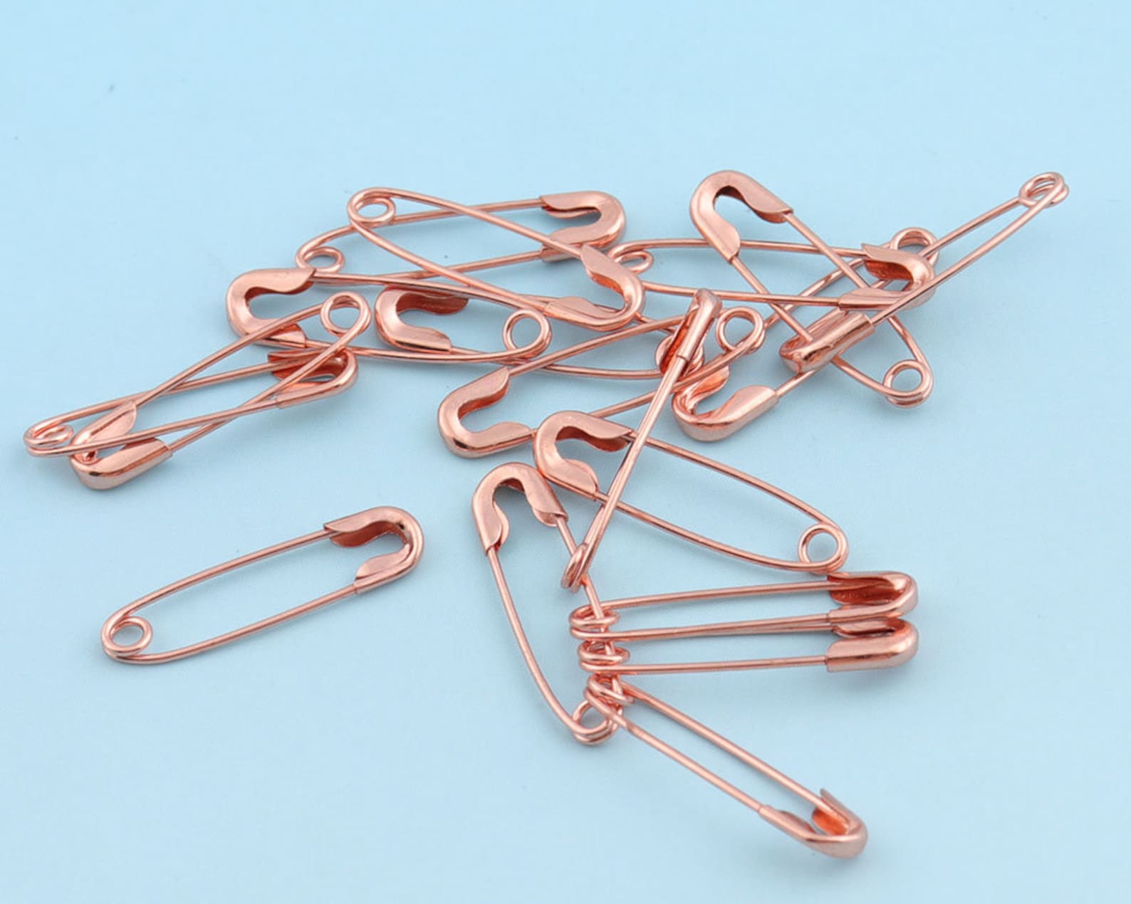 Rose Gold Safety Pins 200pcs 185mm Mini Charming Safety Pins - Etsy