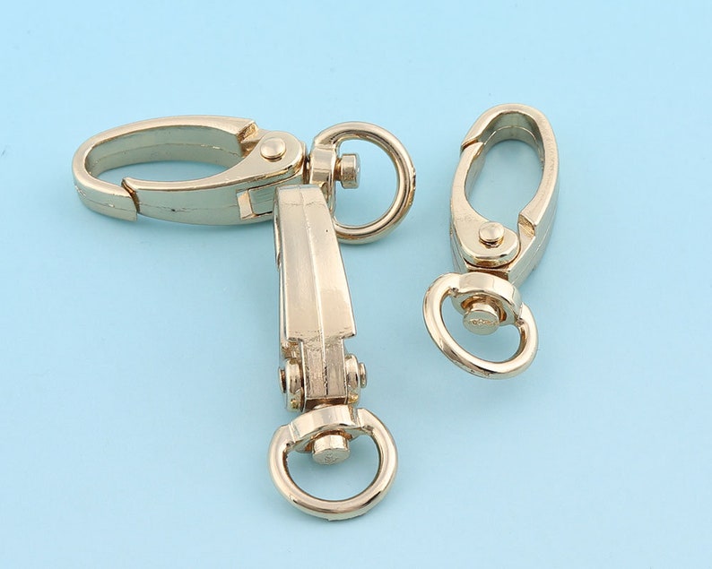 Swivel Clasp 3613mm Light Gold Lobster Clasp Push Gate Snap | Etsy
