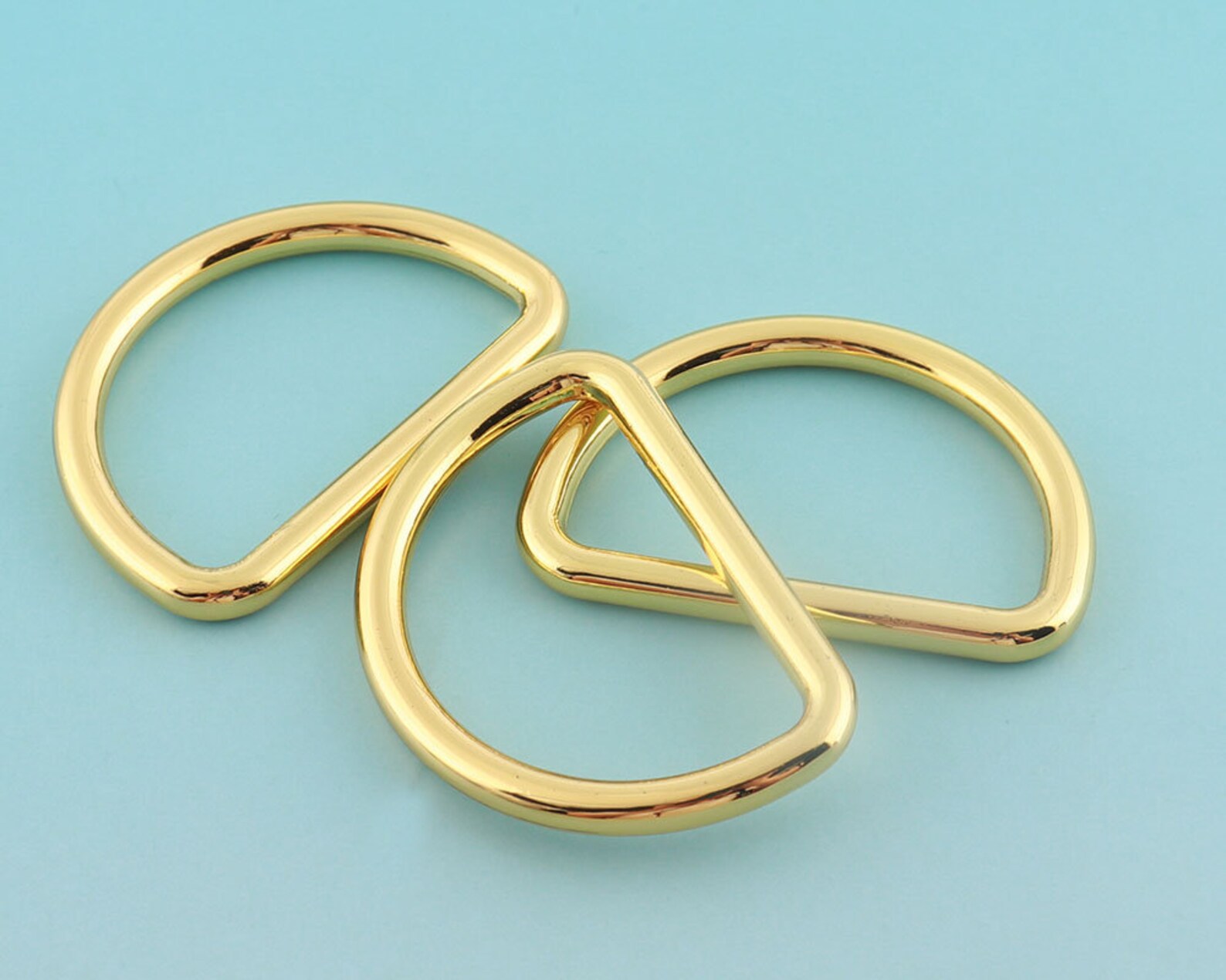 25mm Gold D Ring Metal D Buckle Belt Strap Buckle Webbing D Ring ...