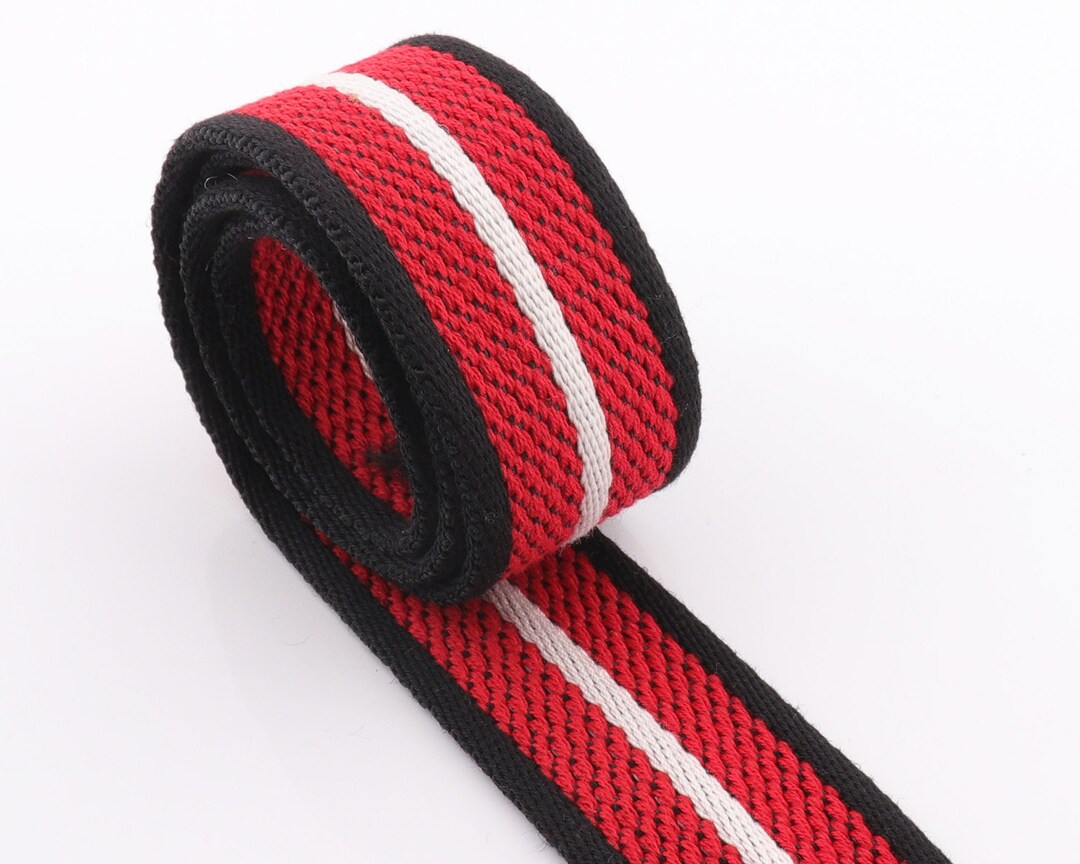 Red Webbing Cotton Webbing-5yards*38mm-stripe Webbing Fabric Belt ...