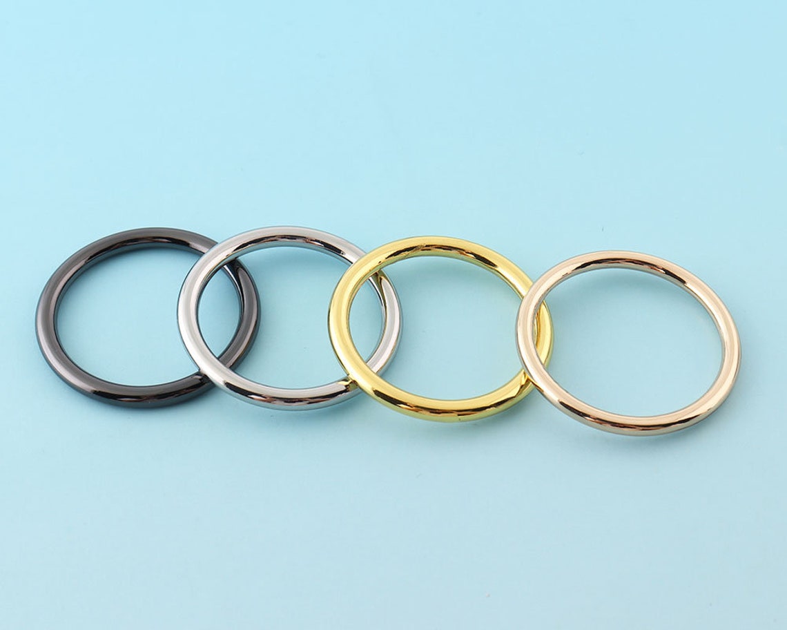 Silver O Rings 20pcs Metal O Buckles Belt Strap Buckle Webbing - Etsy