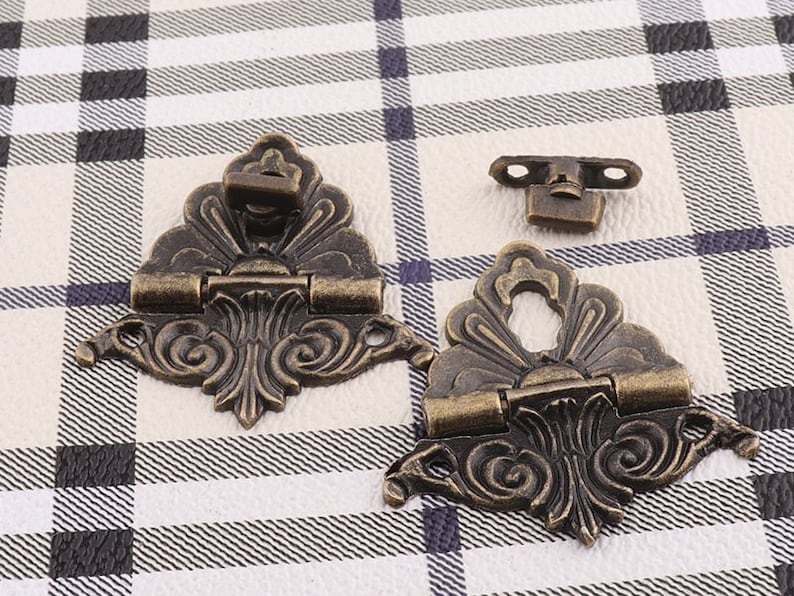 Vintage Hasp Embossed Box Latch Box Hardware Chest Suitcase - Etsy