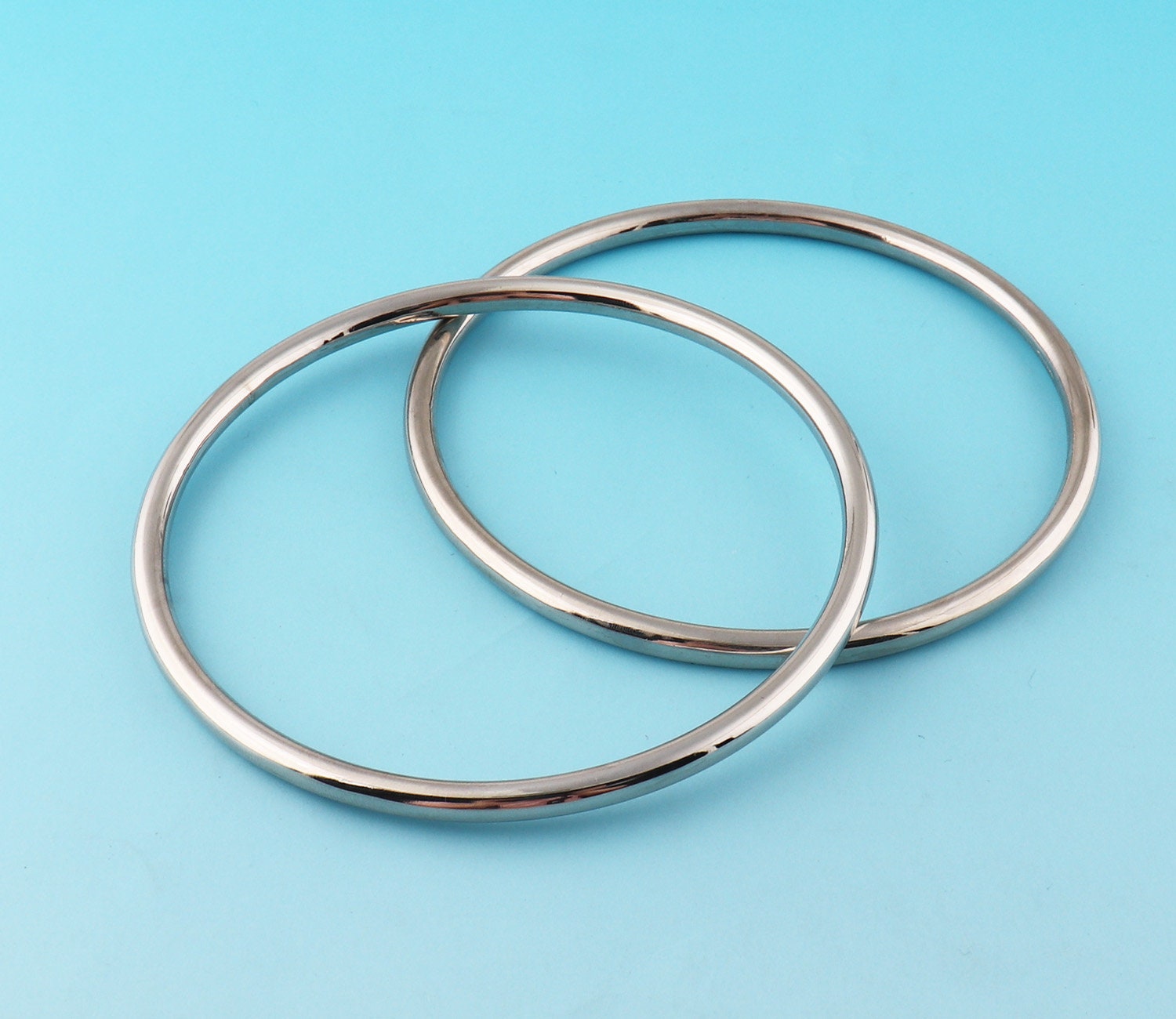 Zink legeringsringen Silver O Ring 90mm 4pcs Metal O Buckle | Etsy