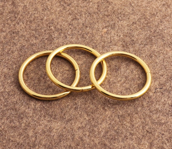 Gold O Ring 20pcs 1 25mm Metal NON welded O Buckle | Etsy