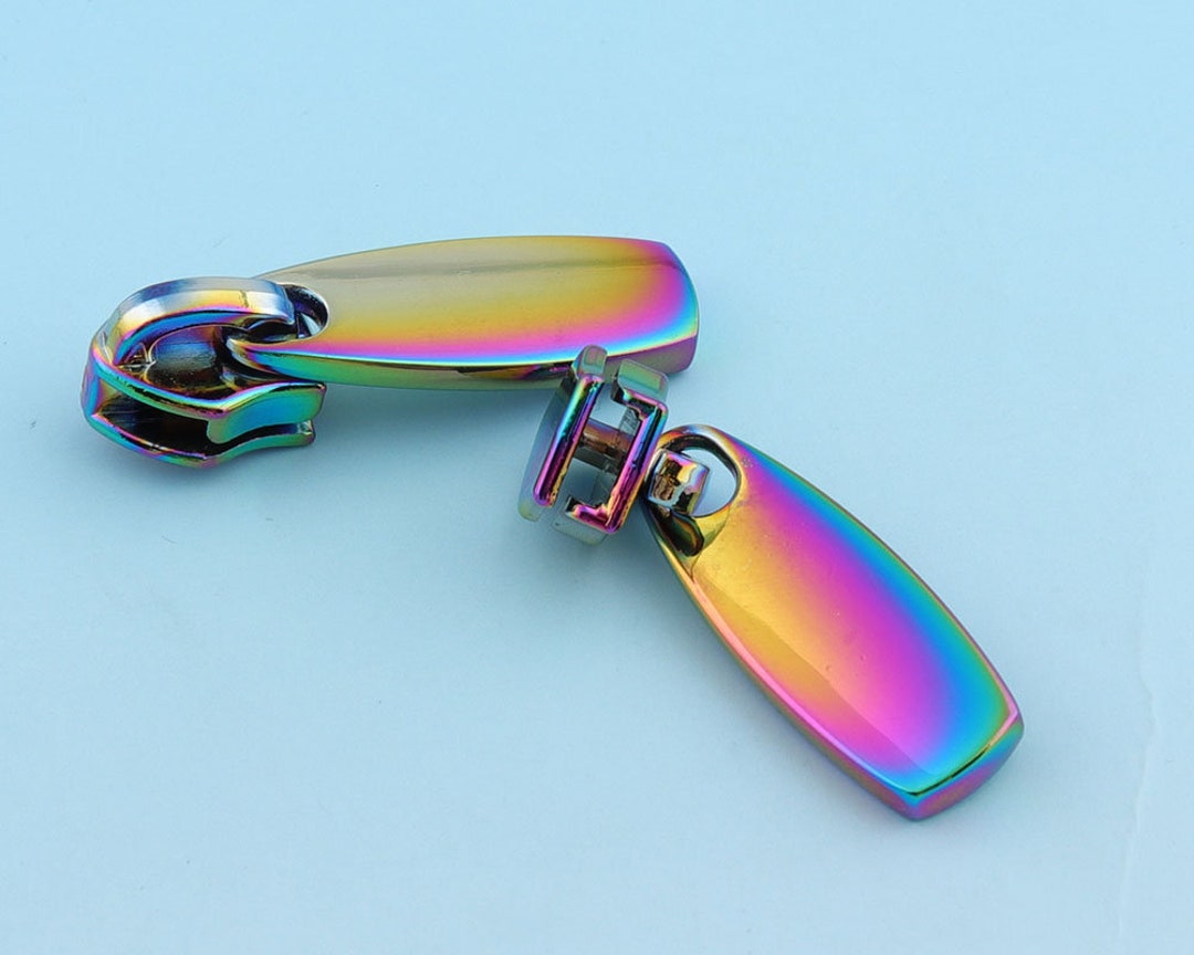 Size #5 Rainbow Zipper Puller or Pendant 20pcs Leather Zip Puller Alloy ...
