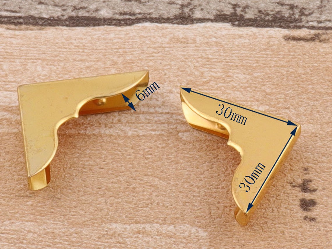 Golden Corners -15pcs Decorative Bag Corner Protector metal Corner ...