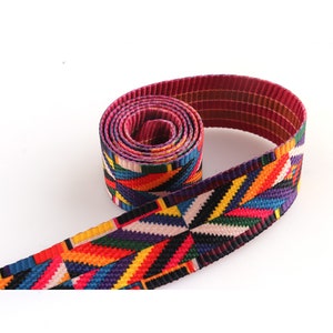 Colorful Webbing Strap 3.8cm/5cm Stripe Webbing Belt Purse Strap ...