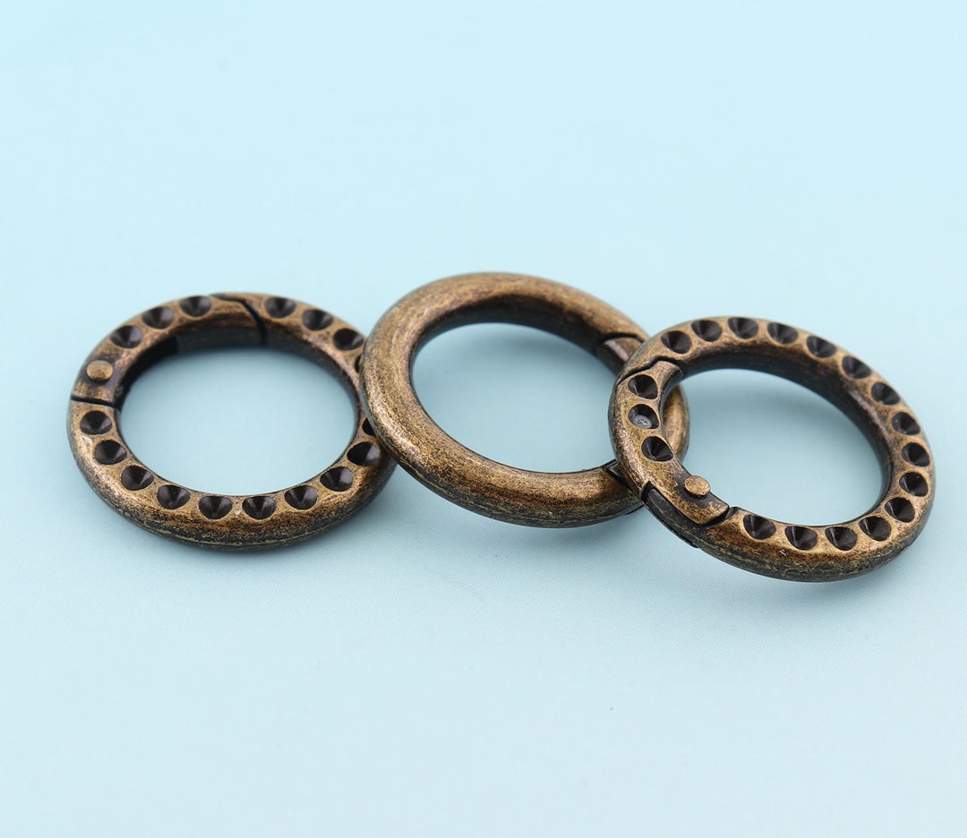 6pcs 5/8"(17mm) Antique Bronze Snap Hook Spring Buckle Spring Clasp ...