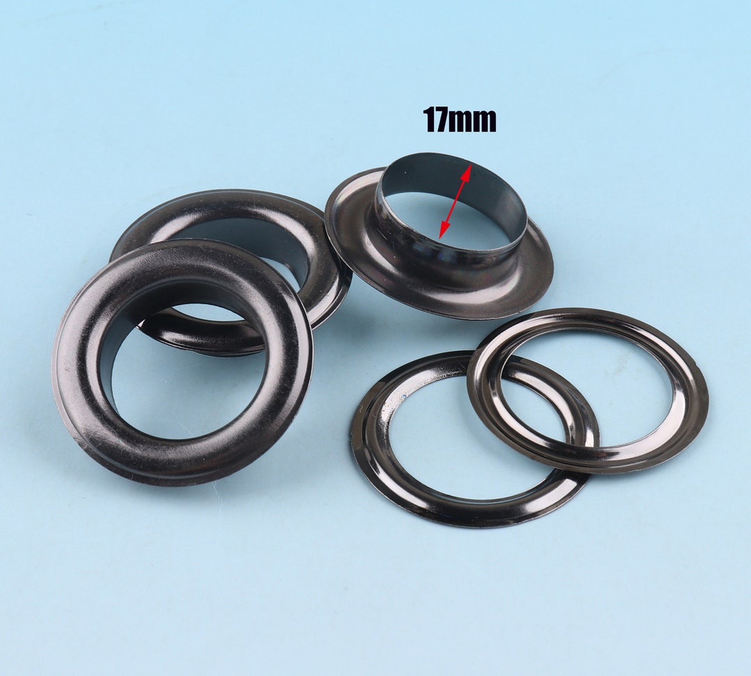Eyelets With Washer 30pcs 17mm(hole) Gunmetal Grommet Large Eyelets for ...