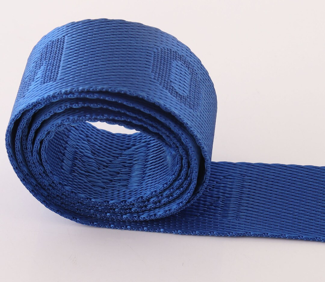Blue Letter Webbing 5 Yards*25mm Webbing Fabric Belt Canvas Webbing Key ...