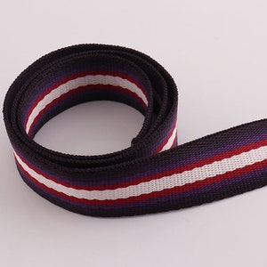 Cotton Webbing Stripe Webbing 10 Yards*25mm Webbing Fabric Belt Canvas ...