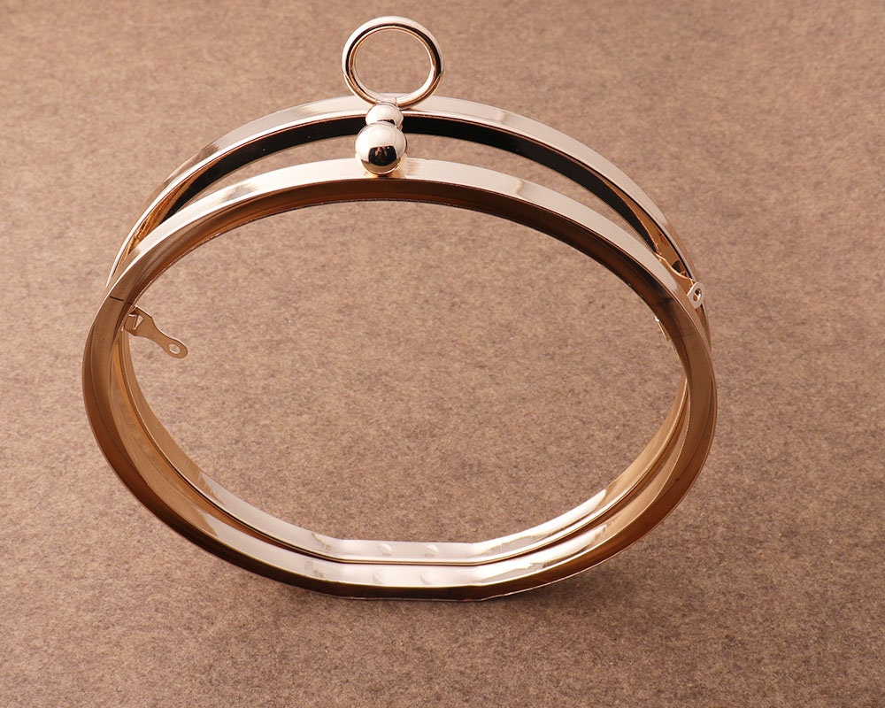 14cm Light Gold Purse Frame Bag Frame Clutch Kiss Clasp Bag | Etsy